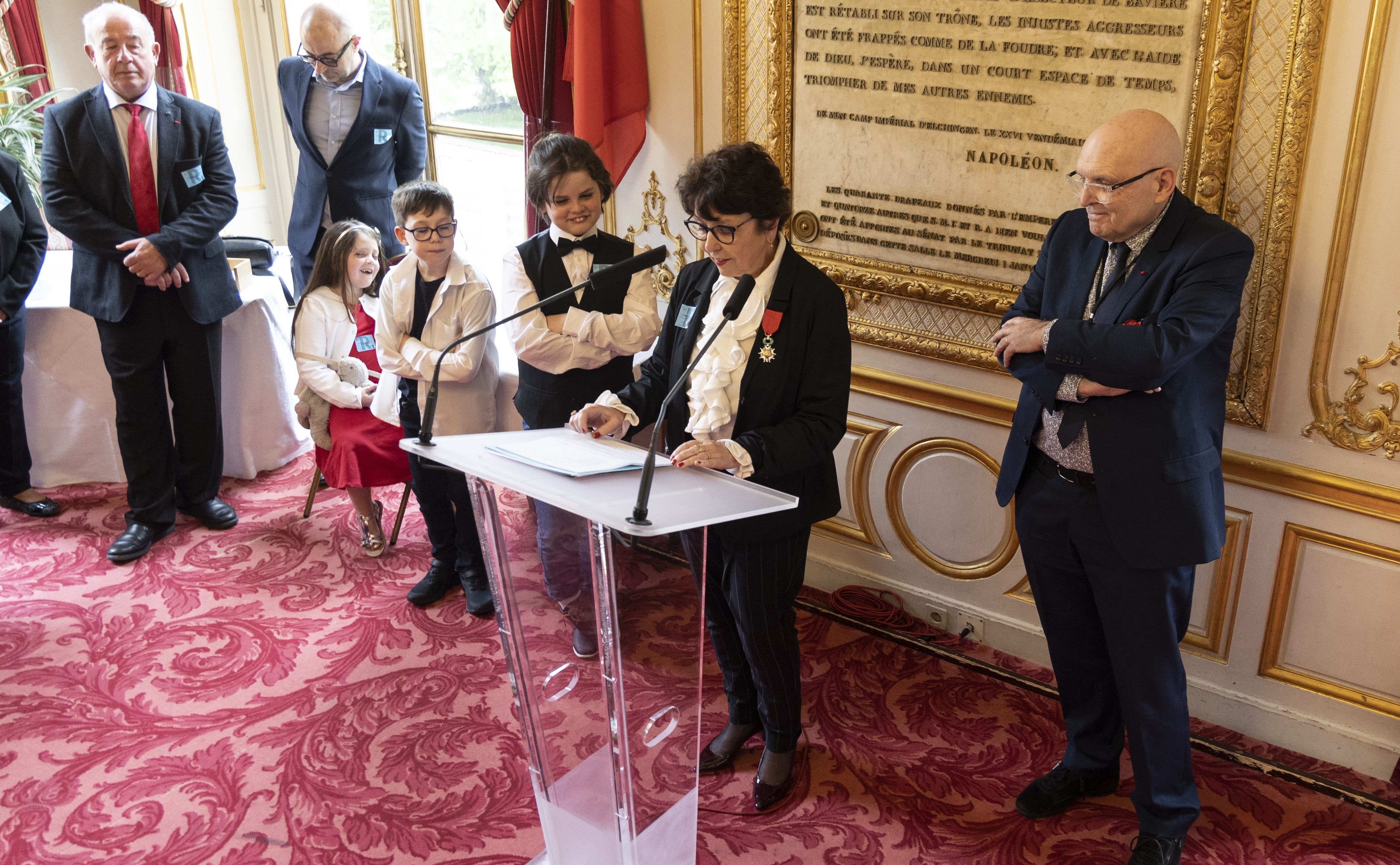 SMLH 27. Remise de la Légion d’honneur à Madame Patricia Behr