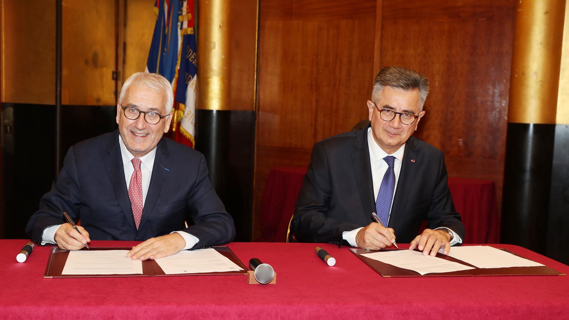 SMLH, Compte-rendu de la signature de la convention de partenariat ...