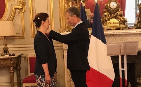 SMLH 13 - Promotion de Mme Thibault au rang d'officier de l'ordre de la ...