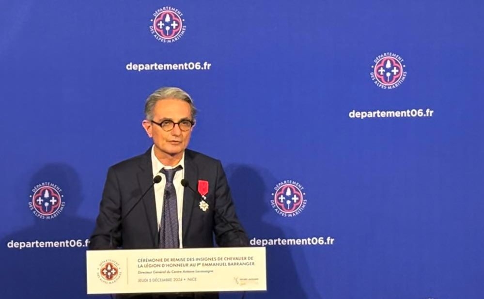 Le Professeur Emmanuel Barranger reçoit la Légion d’Honneur